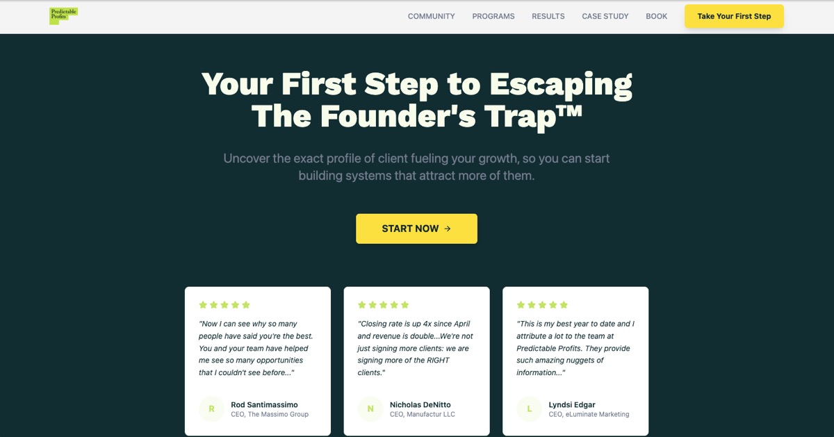 Predictable Profits Business Diagnostic